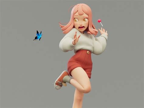 A Fantastic And Deliverable 3d Game Character Modeling Character