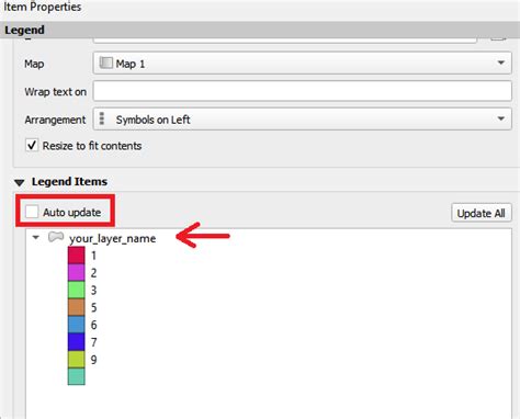 Qgis Aligning Elements In The Second Column In The Legend Geographic