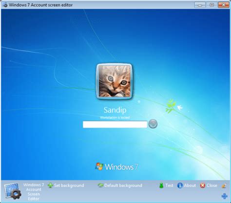 Change Windows 7 Logon Screen Text With Windows 7 Logon Screen Editor