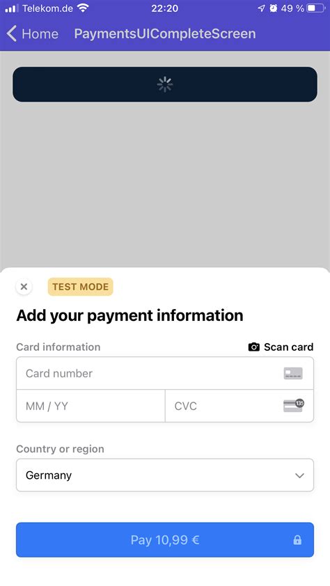 Payment Options Are Not Shown In Paymentsheet On Ios · Issue 829 · Stripestripe React Native