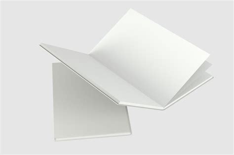 Premium Photo The Blank Opening Notebook Background 3d Rendering