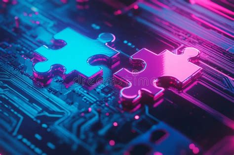 Depicting Api Integration The Abstract Tech Background Features