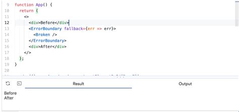 Errorboundary Does Not Display Fallback · Issue 242 · Solidjssolid