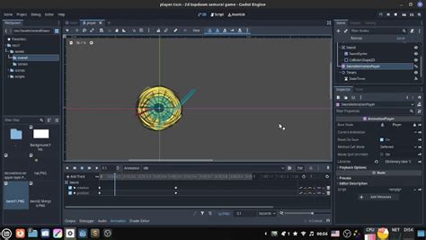 godot 4 beta 6 bug i found in animation player looping animations