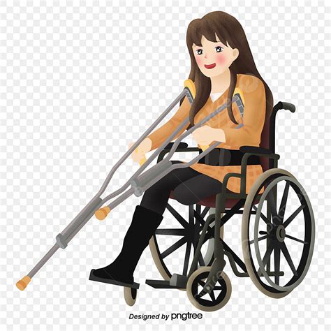 Cartoon Wheelchair Clip Art
