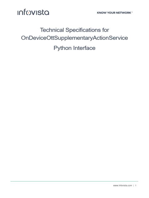Technical Specification Ondevice Ottsupplementaryactionservice Python Interface Pdf