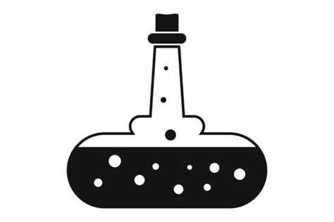 Potion Flask Icon Simple Style Graphic By Anatolir56 · Creative Fabrica