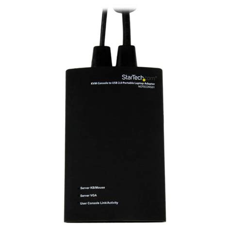 StarTech KVM Console To USB 2 0 Portable Laptop Crash Cart Adapter NOTECONS01 Mwave