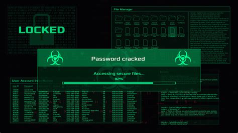 Cracking Password Pop Up Hacking Interface Screen Vector Password