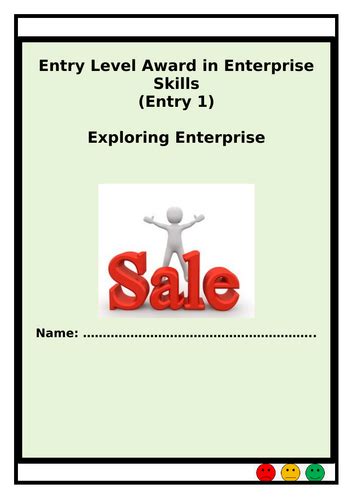 Exploring Enterprise Entry Level 1 Gateway Teaching Resources