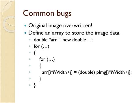 Visual Info Processing Programming Guide More Details Ppt Download