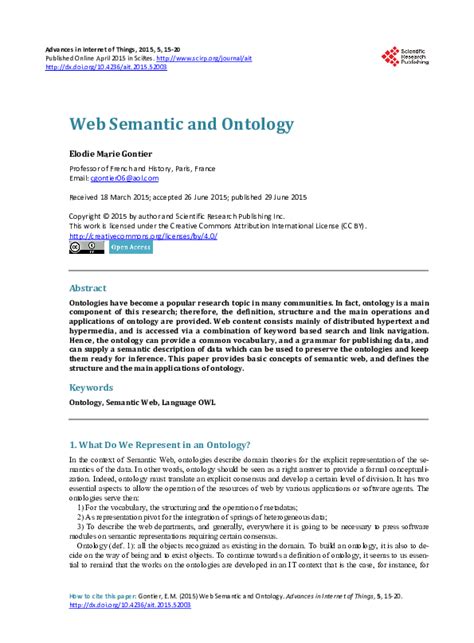 pdf web semantic and ontology
