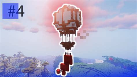 КРАСИВЫЙ ВОЗДУШНЫЙ ШАР В МАЙНКРАФТ Как построить воздушный шар в майнкрафт Timelapse Youtube