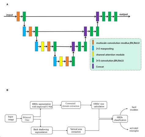 A The Framework Of The Improved U Shaped Convolutional Neural