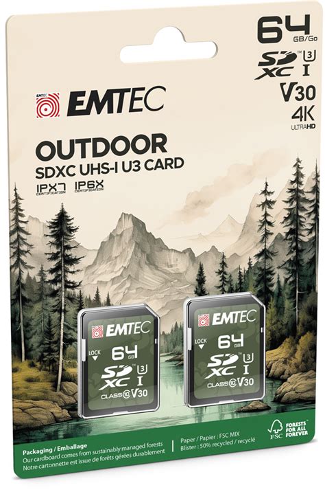 Sd Uhs I V30v10 Outdoor Emtec