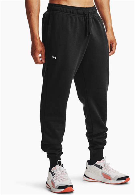 Брюки спортивные Under Armour UA Rival Fleece Joggers, цвет: черный ...