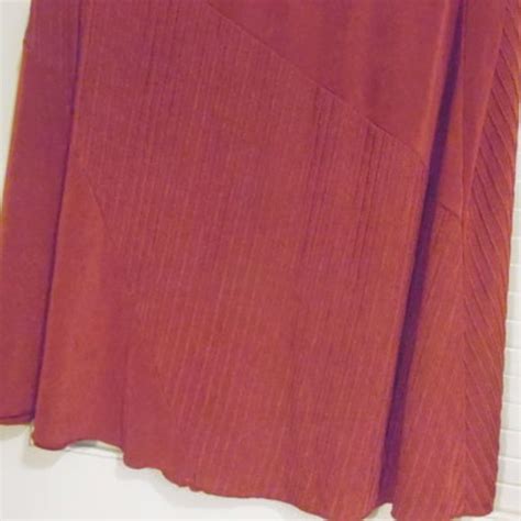 Citiknits Skirts Citiknits Rust Clor Mdi Skirt Size Large Poshmark
