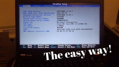 3 Ways To Unlock Bios Uefi Password On Lenovo Thinkpa