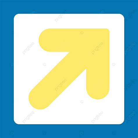 Rounded Button In Yellow And White With A Flat Upwardpointing Arrow Vector Straight Aim