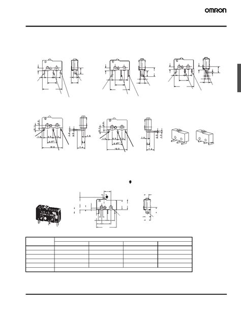 Ss 5gl2 Datasheet510 Pages Omron Snap Action Switch