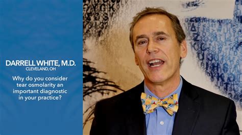 Why Do You Consider Tear Osmolarity An Important Diagnostic In Your Practice Dry Eye News Youtube