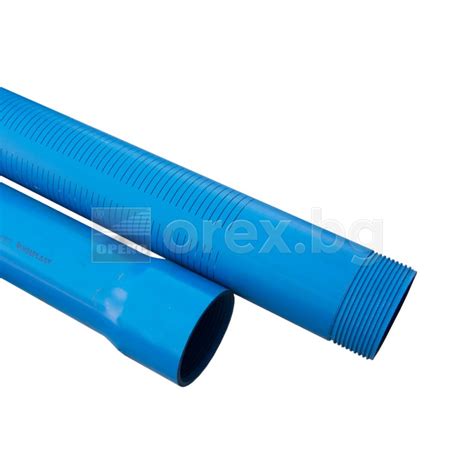 Pvc ПВЦ сондажни тръби с прорез на изгодна цена
