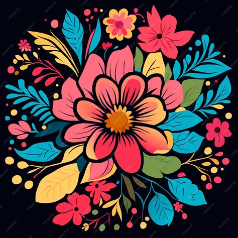 Premium Vector Inkwell Illusions Handdrawn Floral Border With