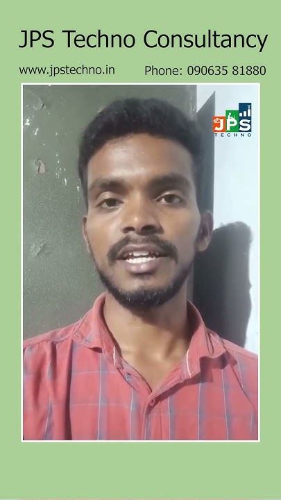 Heartfelt Thank You To Jps Techno Consultancy For Their Support In Securing My Job Placement