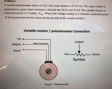 solved problem 1 a variable potentiometer shown in fig 1