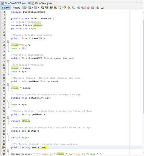 Solved First ClassOOPS Java X ClassClient Java X DG Source Chegg