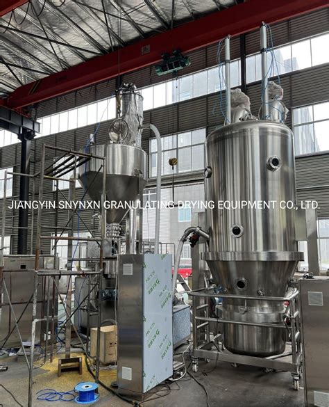 Pharmaceutical Fluid Bed Dryer Fluidized Bed Dryer Granulation China