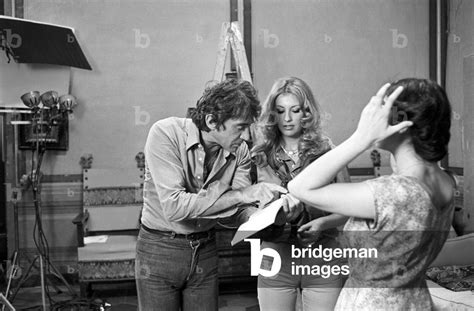 Image Of Walter Chiari And Anna Maria Rizzoli On The Set Of