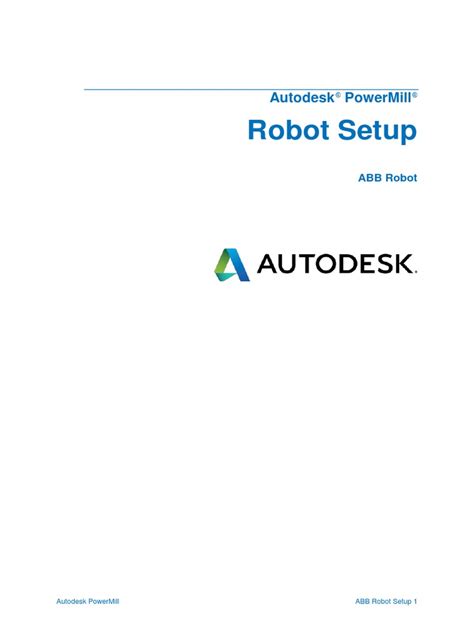 Robot Setup Abb Pdf Creative Commons License License