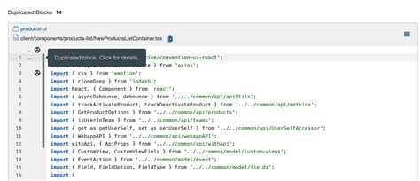 Import Considered As Duplicated Lines In SonarQube Report False Positive False Negative