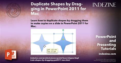 Duplicate Shapes By Dragging In Powerpoint 2011 For Mac