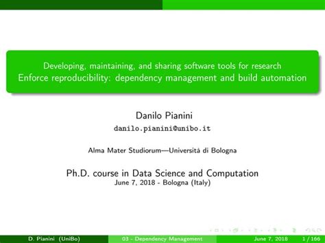 Enforce Reproducibility Dependency Management And Build Automation Ppt