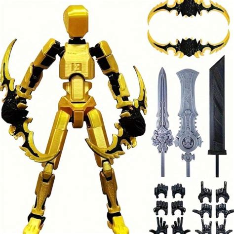 Titan 13 Action Figure Set Complete T13 Robot Dolls 3d Printed Collectible Figures For Desk
