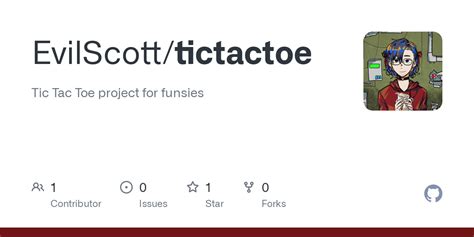 GitHub EvilScott Tictactoe Tic Tac Toe Project For Funsies