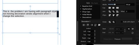 Paragraph Style Decoration Stroke Alignment Does Not Work V2 Bugs
