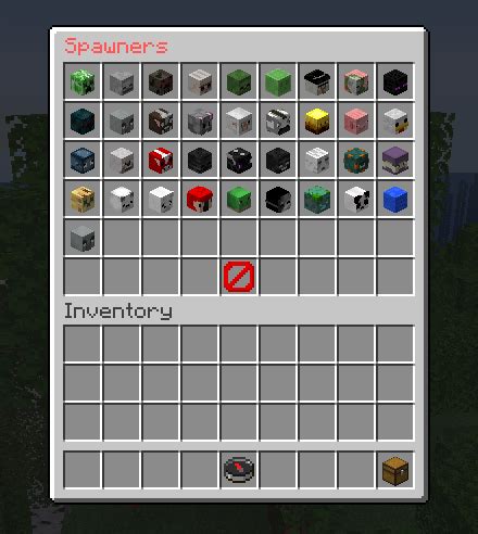 GUI Shop Spawners Minecraft Bukkit Plugins CurseForge