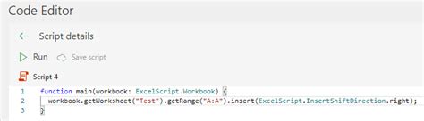 Insert Cells Rows And Columns Microsoft Excel Office Scripts Kaizen Personal Computer Work