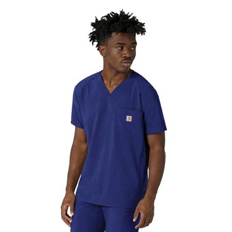 Force Cross Flex Mens V Neck Scrub Top Carhartt