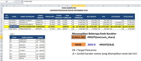 rumus mid excel beserta contohnya