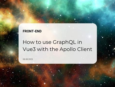 Leonid Shvab On Linkedin How To Use Graphql In Vue3 With The Apollo Client