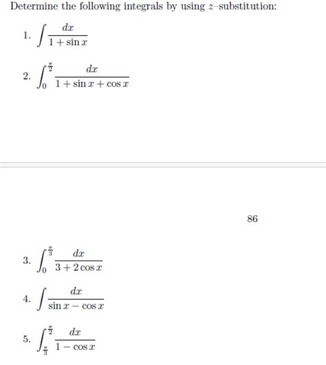 [solved] please solve with z substitution method determine