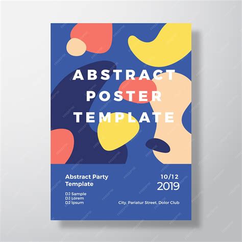 나이트 파티 클럽 초대 포스터 또는 전단지 템플릿 프리미엄 벡터