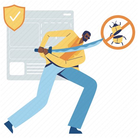 Bug Malware Protection Antivirus Virus Malware Security Protection Secure Illustration