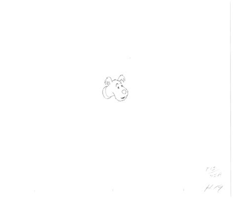 Herge Adventures Of Tintin Cartoon Animation Cel Drawing 1957 To 1964