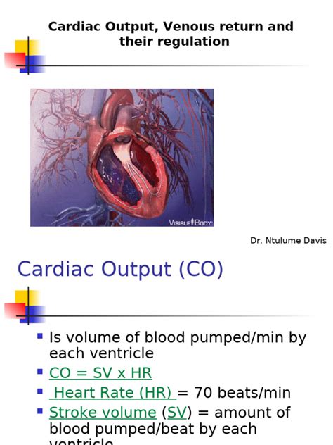 Cardiac Output Venous Return And Their Regulation2025 Pdf Heart Vasodilation