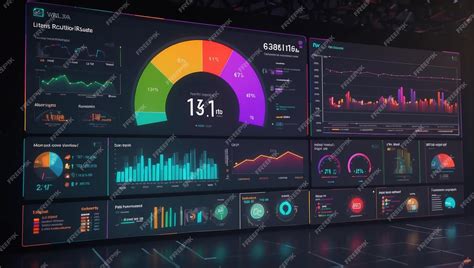Premium Photo A Dashboard With Graphs Charts And Other Data Visualizations